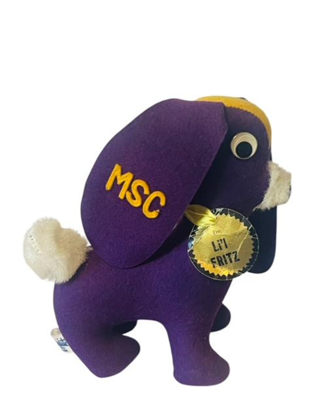 Antique Plush Stuffed Animal Vtg 1950 Anthropomorphic Purple MSC ...