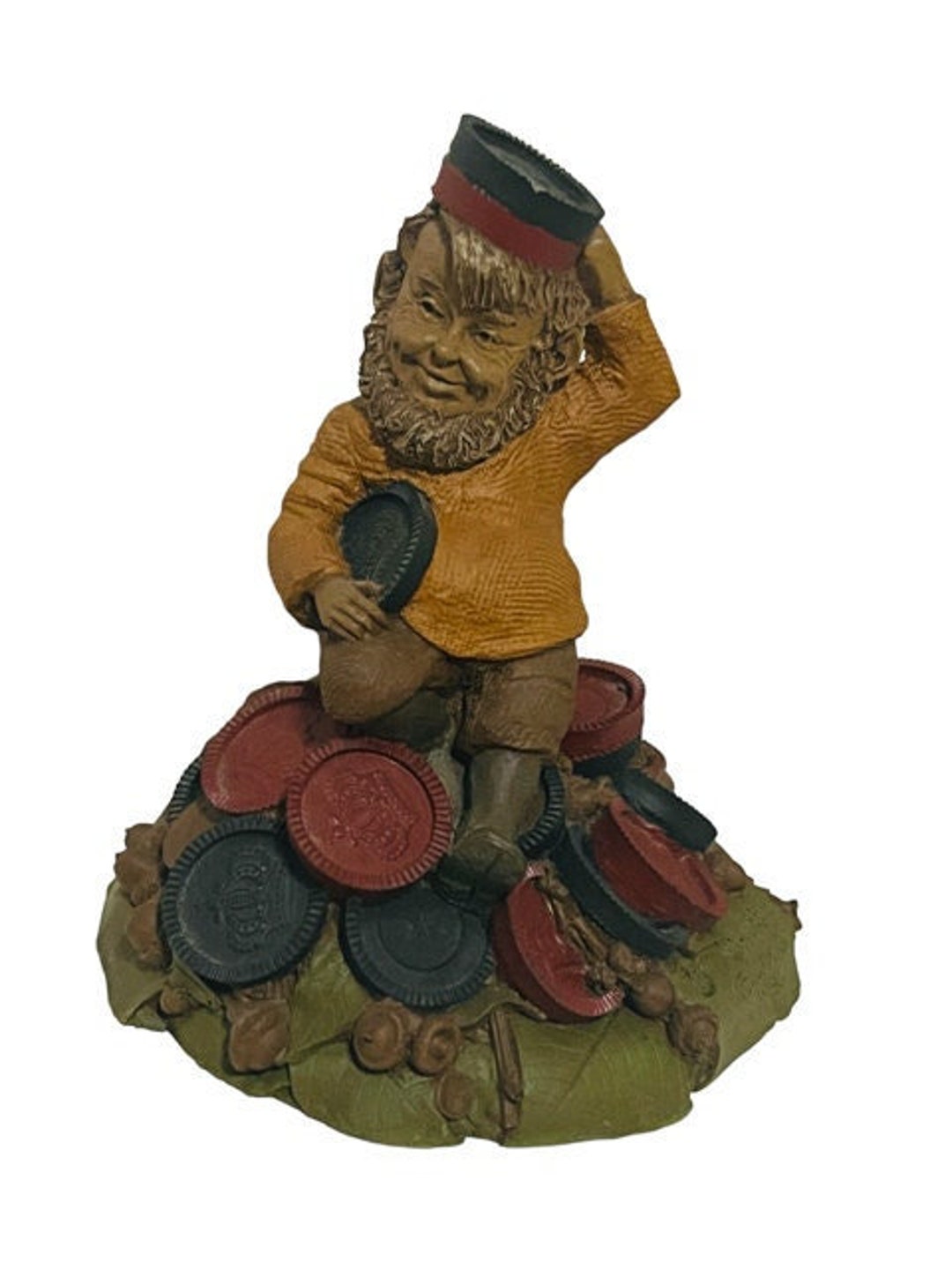 Tom Clark Figurine Gnome Elf SIGNED Sculpture Cairn Chubby Checkers ...