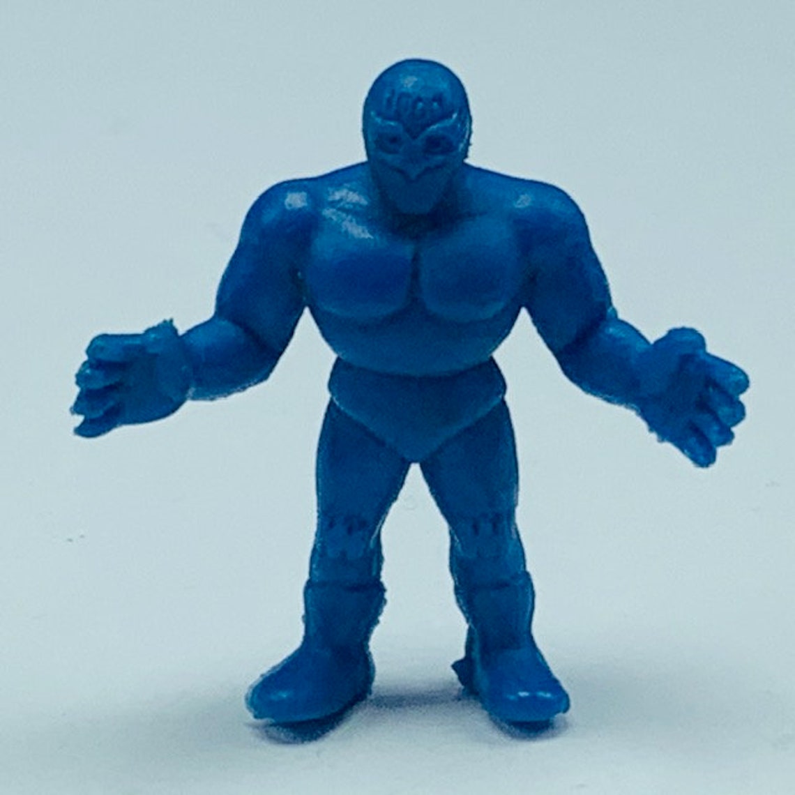 M.U.S.C.L.E. MEN MATTEL vtg 1980s muscle miniature Blue toy | Etsy
