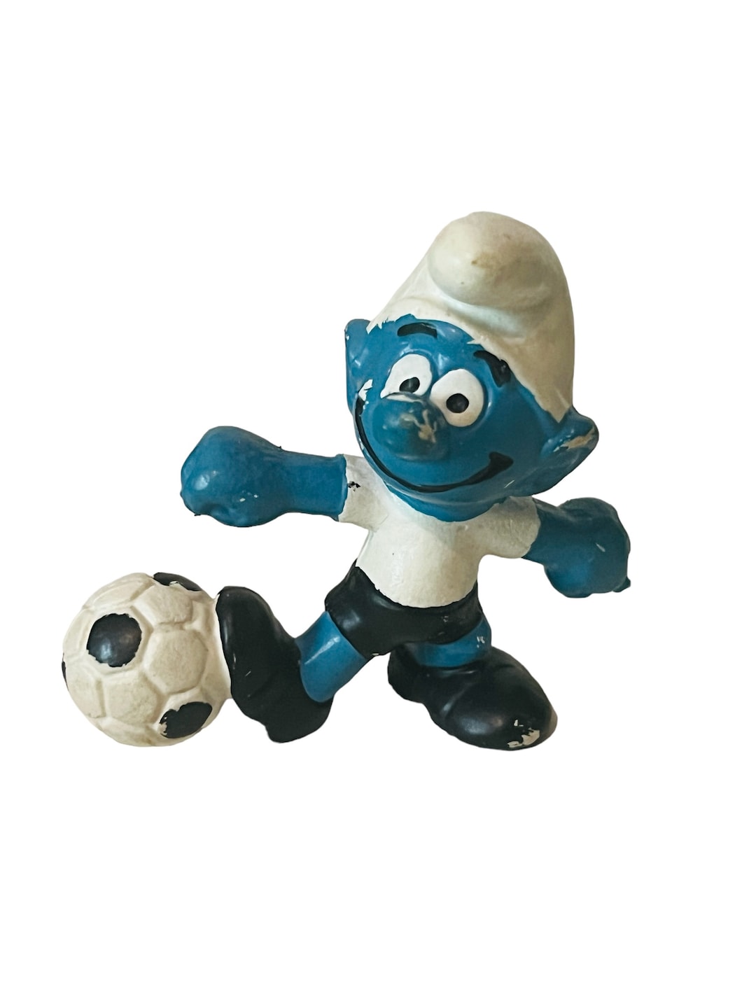 Smurfs Vtg Toy Figure Peyo Schleich Bully Germany 1978 Soccer 20068 ...