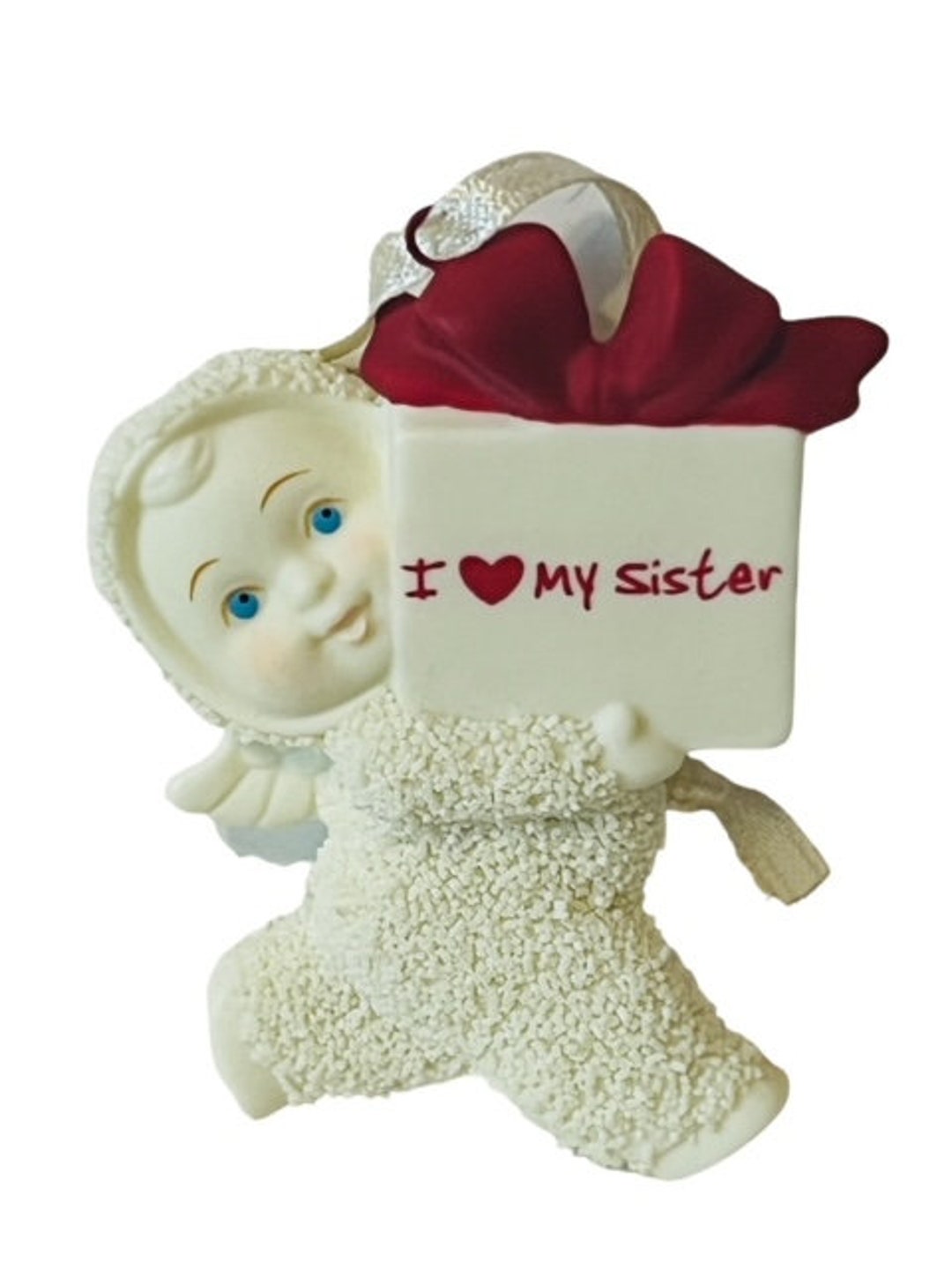 Department 56 Snowbabies Christmas Ornament Figurine Vtg Love My Sister ...