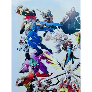 Comic Art Signed 17X11 Print Poster Manga DC Anime Christopher Cayco ...