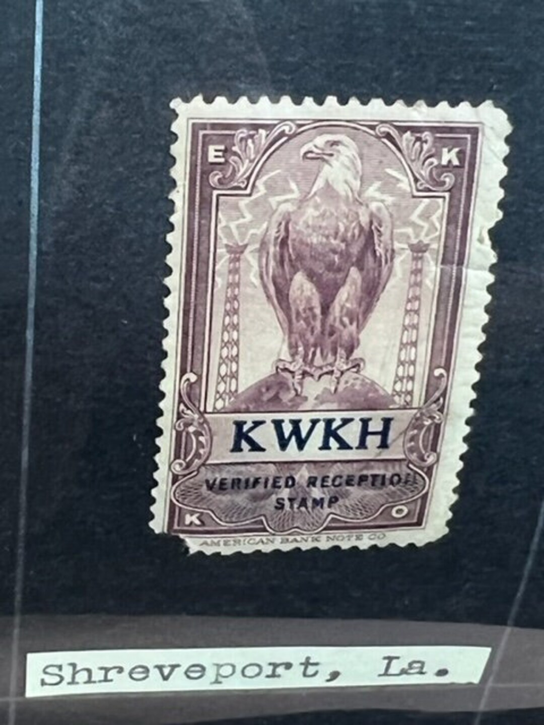 EKKO Stamp Early Ham Radio Days Dxer Collector American Bank - Etsy