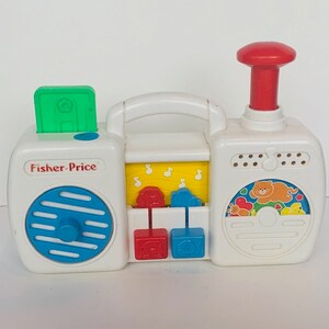 FISHER PRICE VINTAGE 1991 Pull Pretend Play Musical Music Box - Etsy