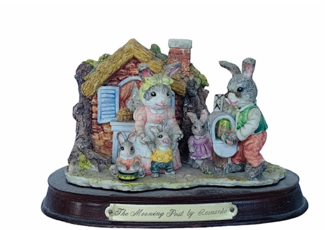 LITTLE NOOK VILLAGE 1989 Heritage Mint Leonardo Anthropomorphic Mice ...