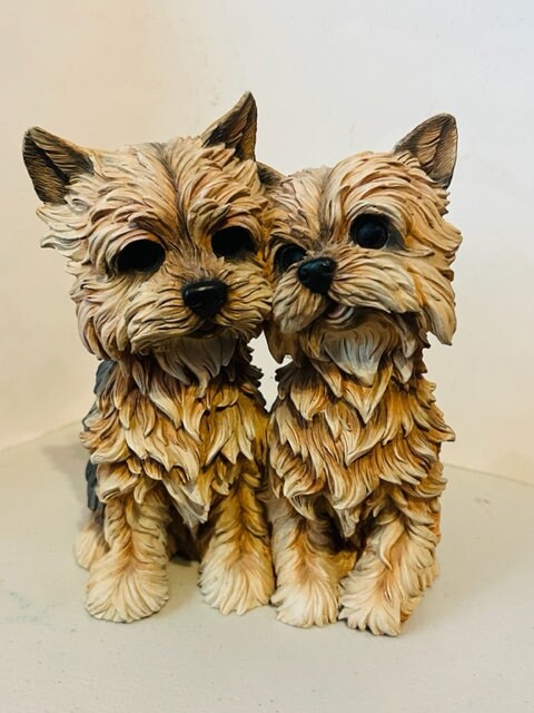 Yorkshire Terrier Yorkie Figurine Puppy Dog Danbury Mint - Etsy