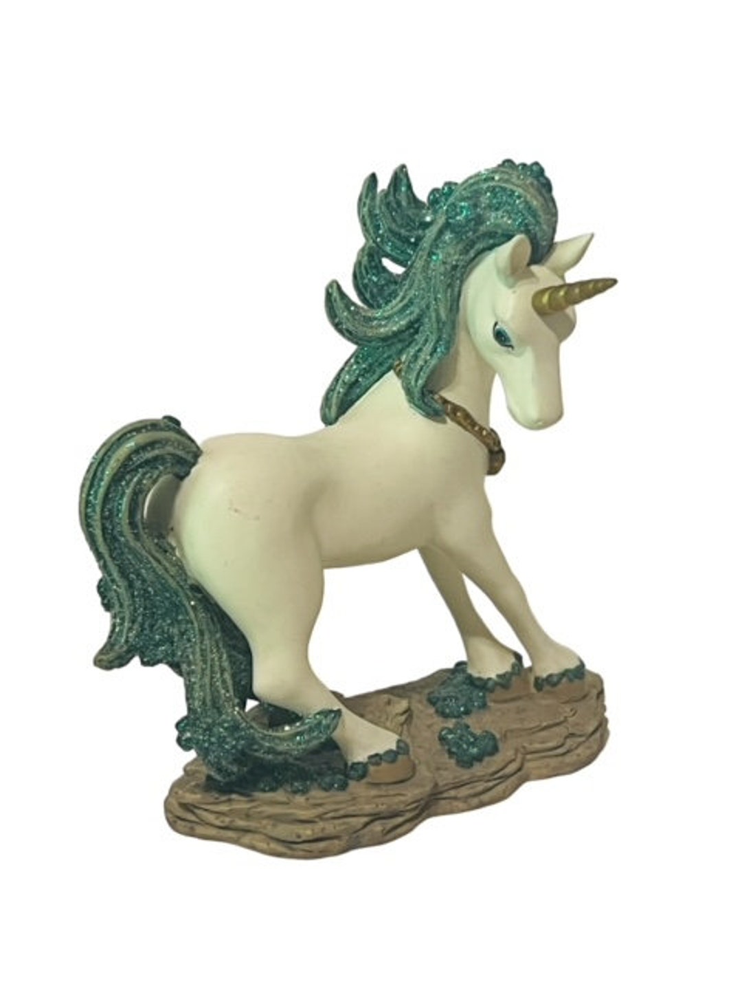 Unicorn Figurine Pegasus Hamilton Collection Emerald Isle May Feet Be ...