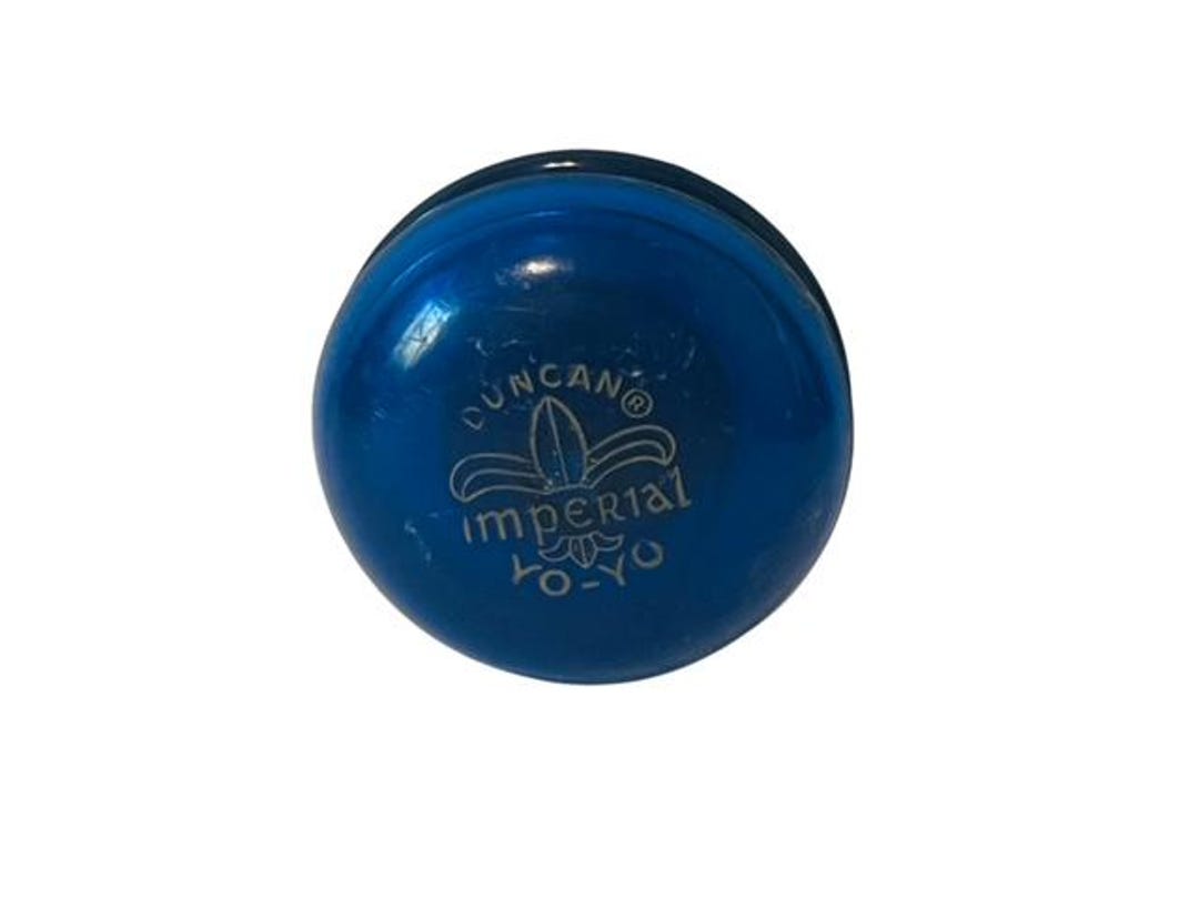 Genuine Duncan Blue Imperial Yoyo Vtg Retro Toy Yo Tournament Yo-yo ...