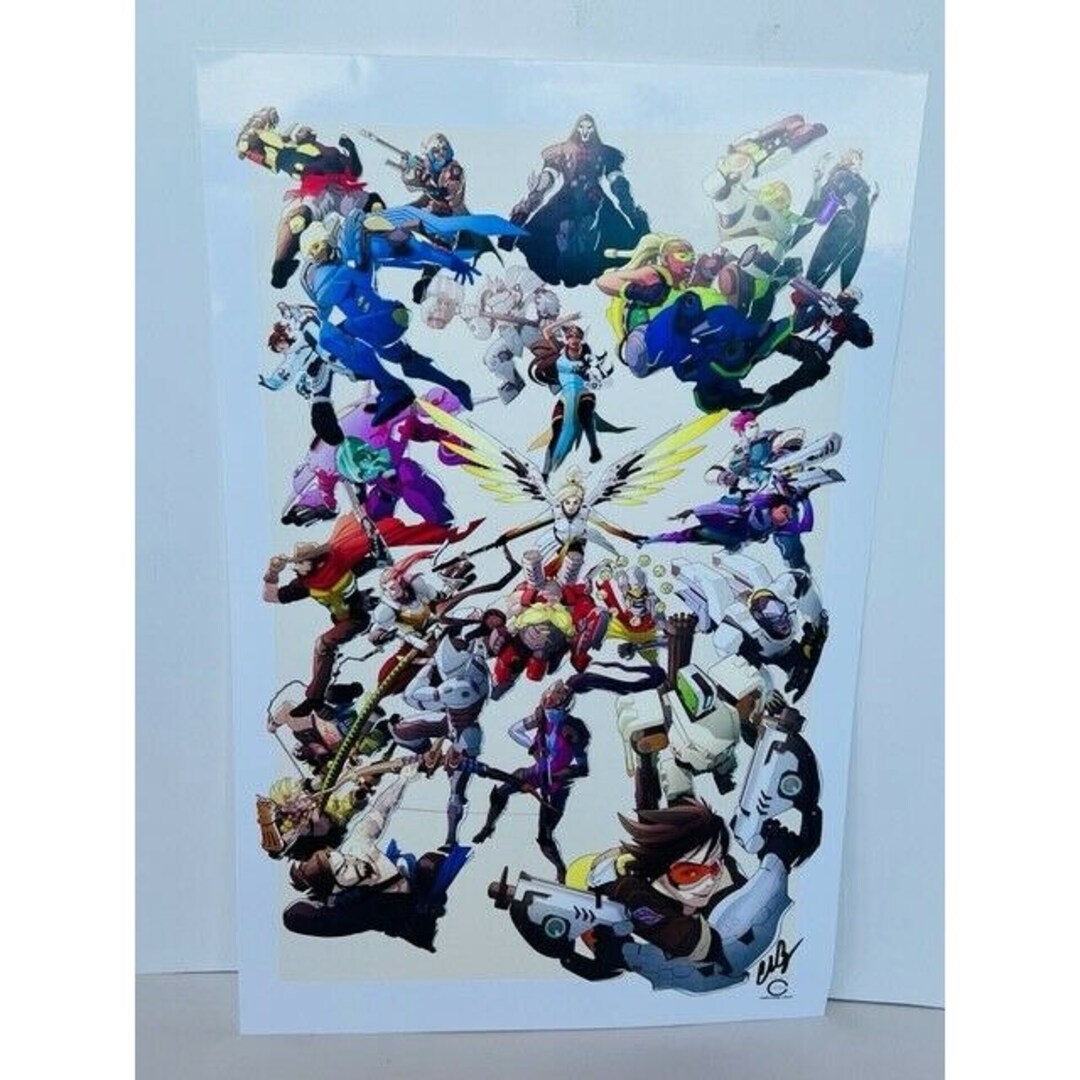 Comic Art Signed 17X11 Print Poster Manga DC Anime Christopher Cayco ...