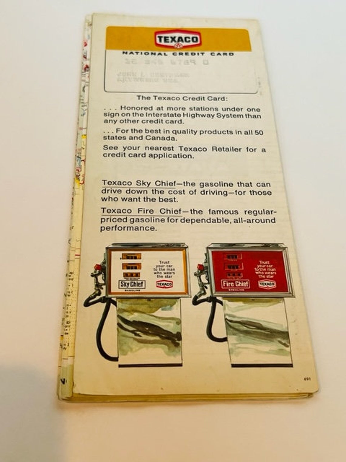 Texaco Star Vintage Road Map 1960s to 1970s Gas Station Oil | Etsy