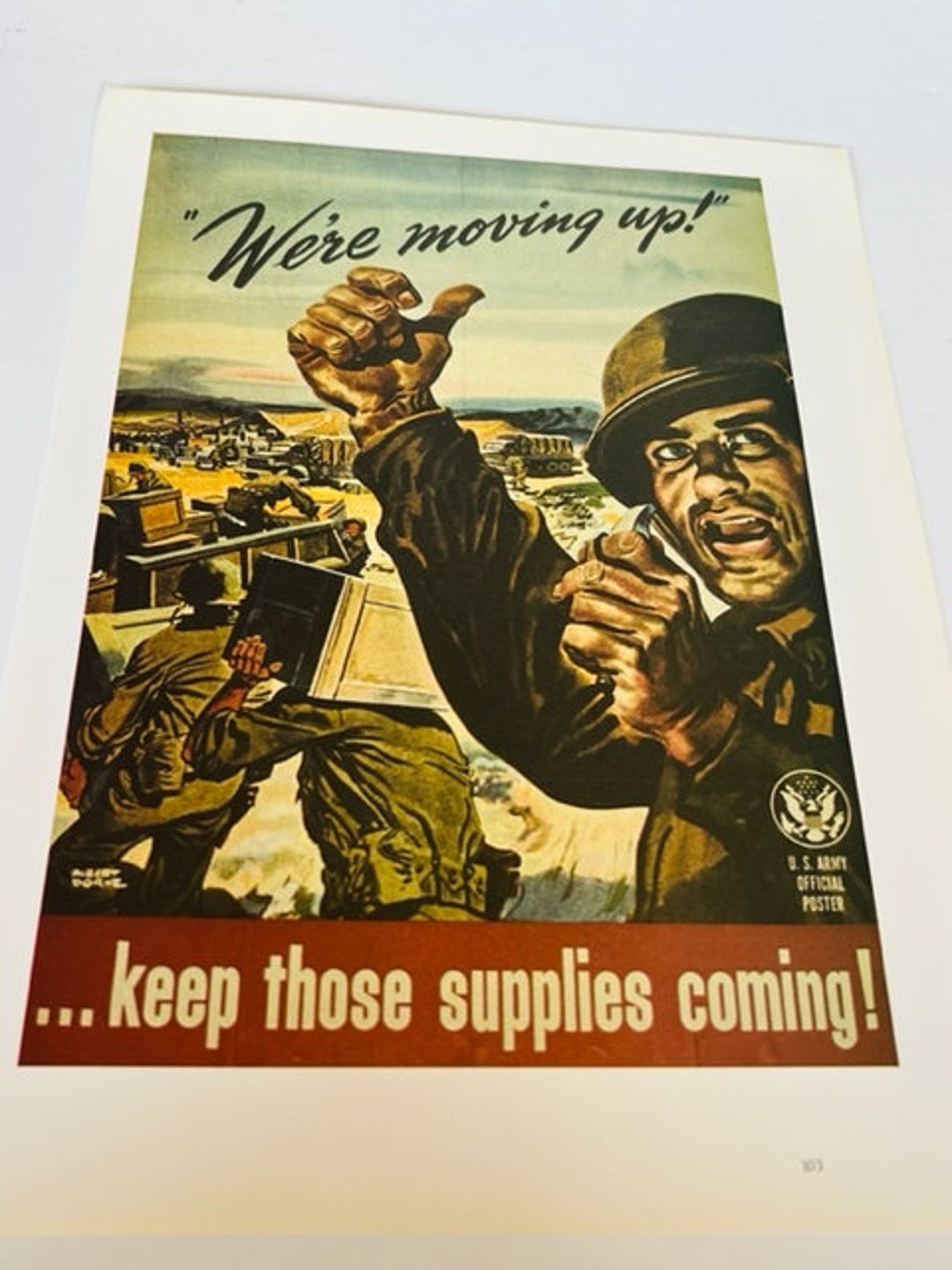 World War Advertisement Ad Vtg Print Litho 12X9 WW2 WWII Supplies ...