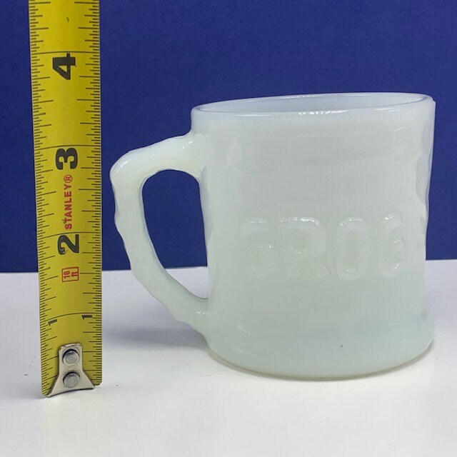 ANCHOR HOCKING FIREKING Grog Milk Glass Coffee Mug Cup Vintage | Etsy