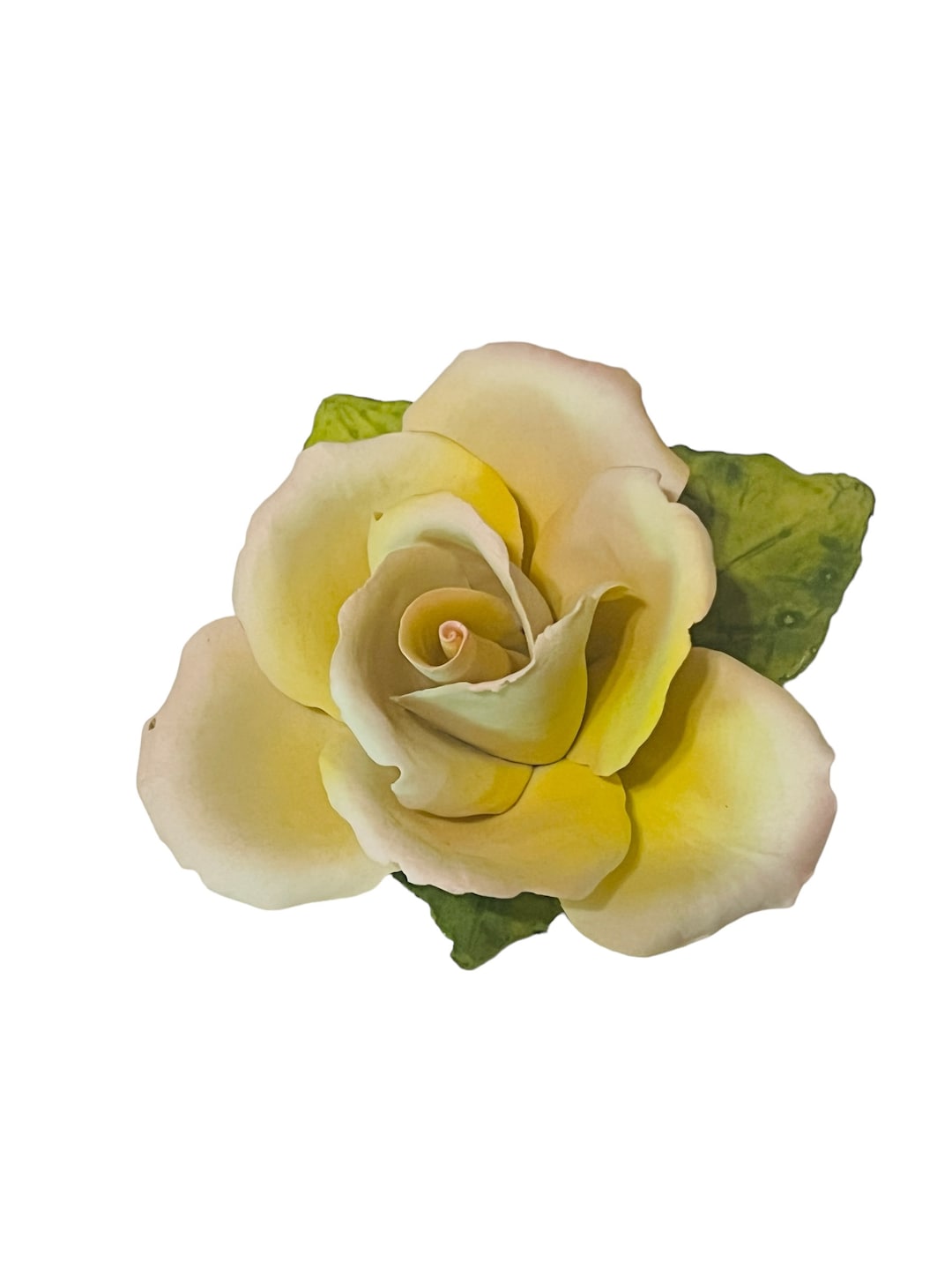 Capodimonte Porcelain Flower Sculpture Italy Figurine Vtg Napoleon ...