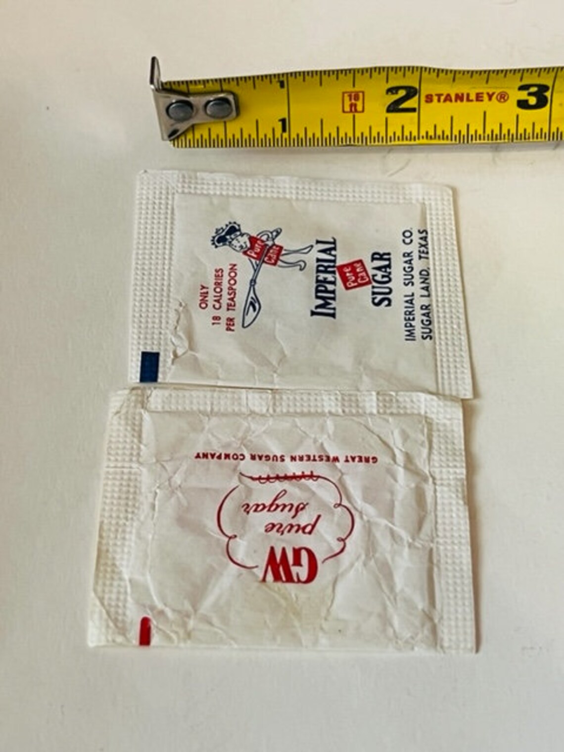 Imperial Holly Sugar Packet LOT Ephemera 1960s Wyoming Methodist ...