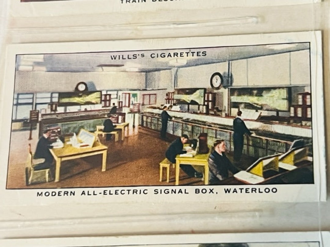 Railroad Card Train Railway Equipment 1938 HO WD Wills Imperial ...