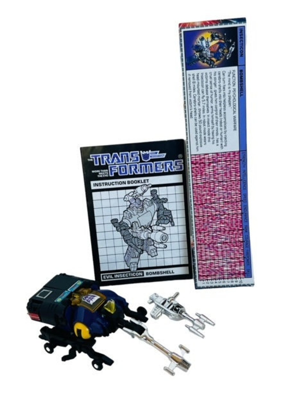 Bombshell Transformers Robot Figure Hasbro Takara G1 COMPLETE ...