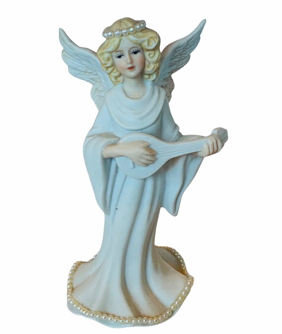 ROMAN PORCELAIN ANGEL Figurine Sculpture Statue Decor | Etsy