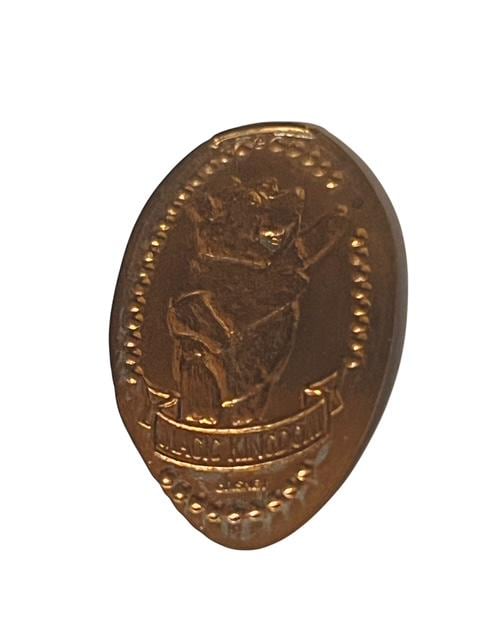 Disney Souvenir Elongated Copper Coin Penny Memorabilia Vtg Winnie Pooh ...