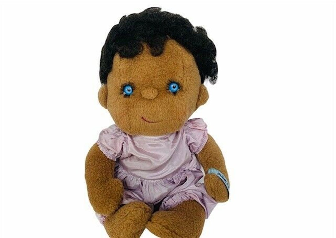 Hugga Bunch Huggabunch Bubbles Black Plush Doll Toy 1985 Kenner African ...