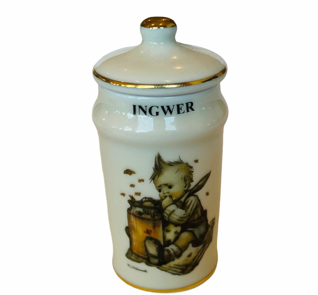 HUMMEL SPICE JAR Goebel Canister Vintage Original West Germany Version ...