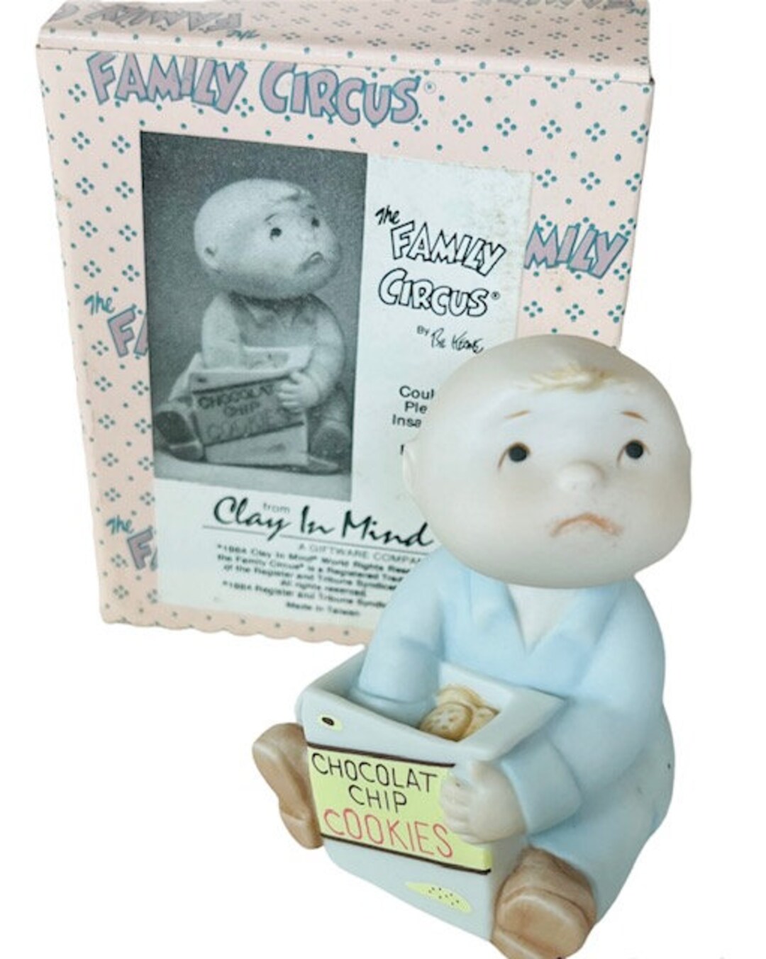 Family Circus Figurine by Bil Bill Keane for Clay in Mind NIB Box ...