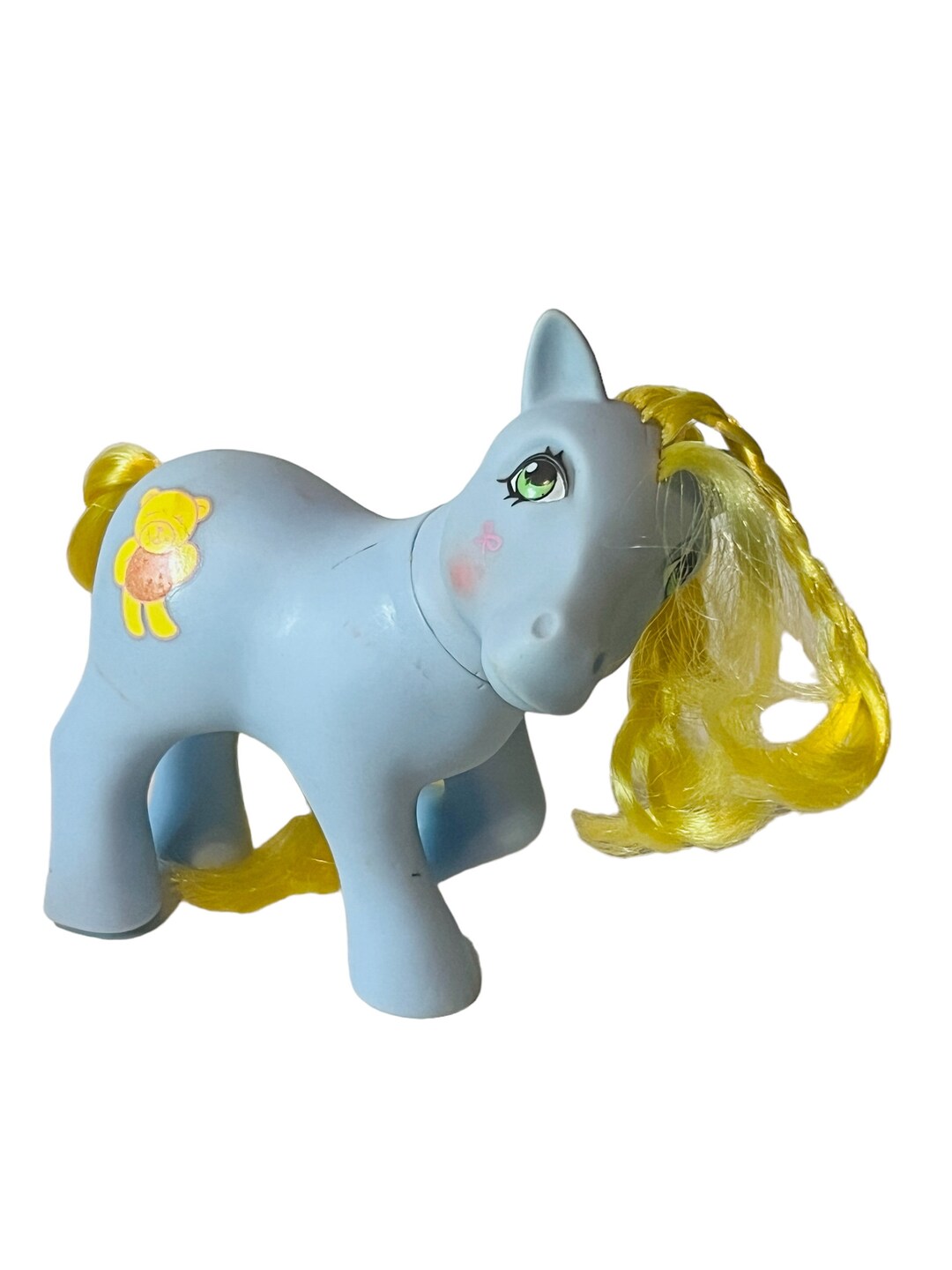 My Little Pony Toy Figure 1984 Hasbro Ponies G1 Vtg Shaggy Teddy Bear ...