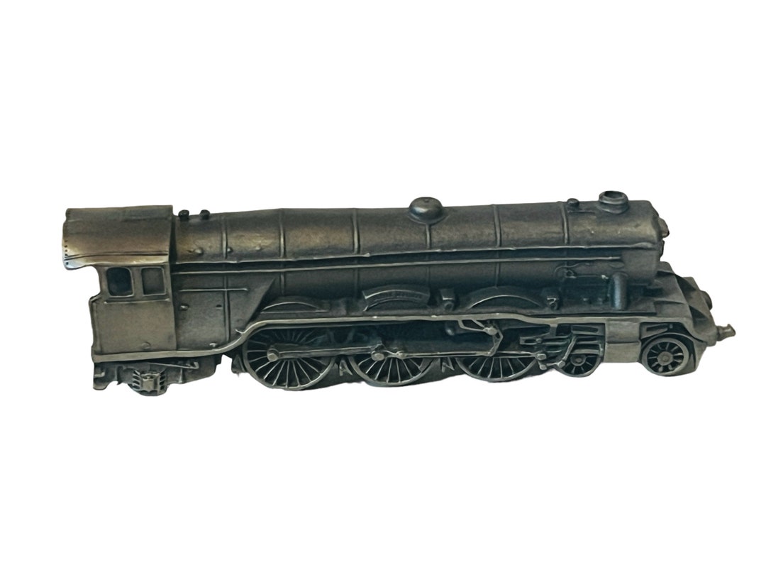 Danbury Mint Pewter Train American Steam Engine Locomotive Figurine ...