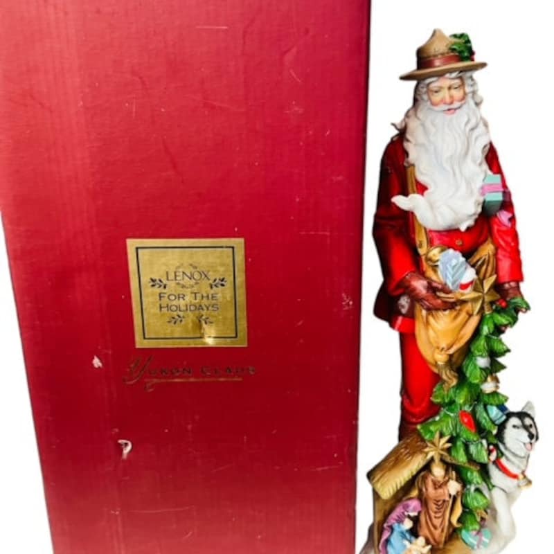 Lenox Santa Figurine - Etsy