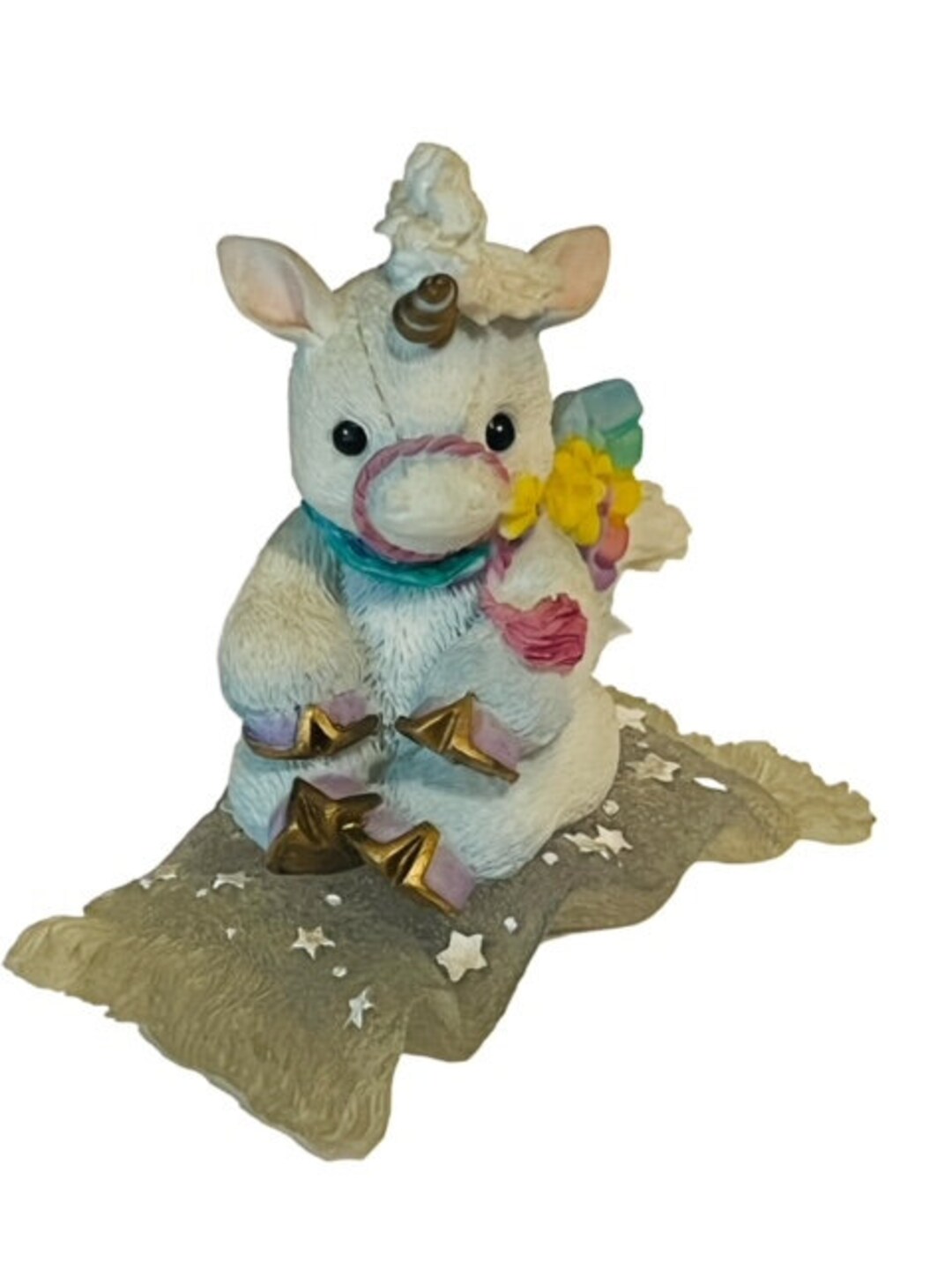 Unicorn Figurine Starlight Starbright Pegasus Vtg Enesco Gift Dreams Soar Kite - Etsy