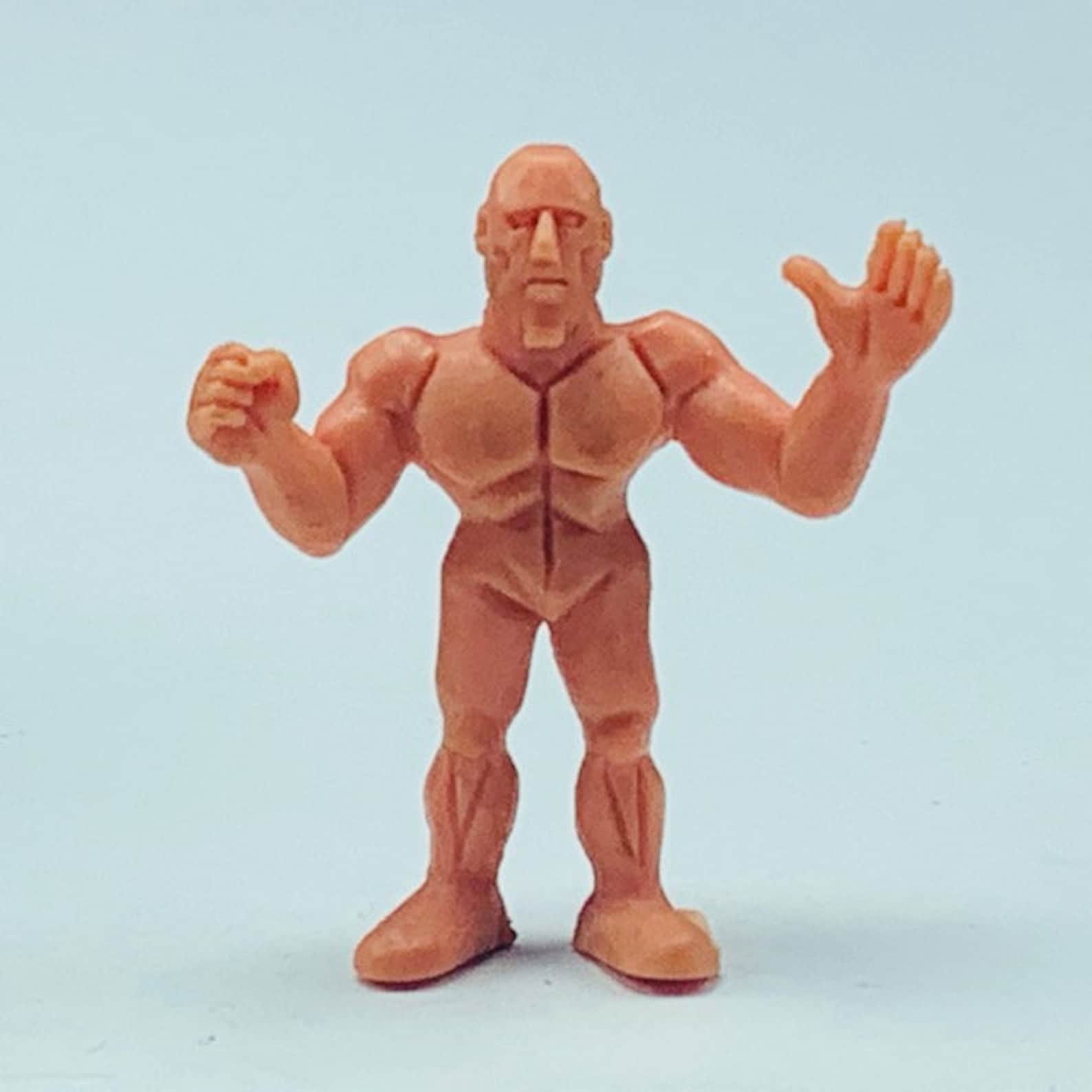 M.U.S.C.L.E. MEN MATTEL vtg 1980s muscle miniature Blue toy | Etsy