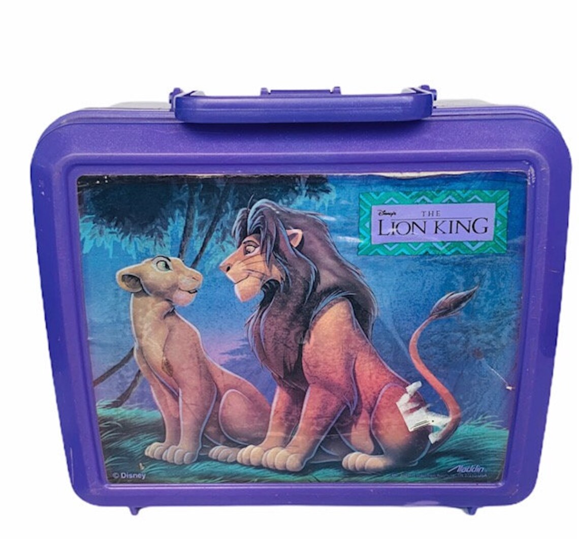 VINTAGE PLASTIC LUNCHBOX 1989 Aladdin Collectible Lunch Box | Etsy
