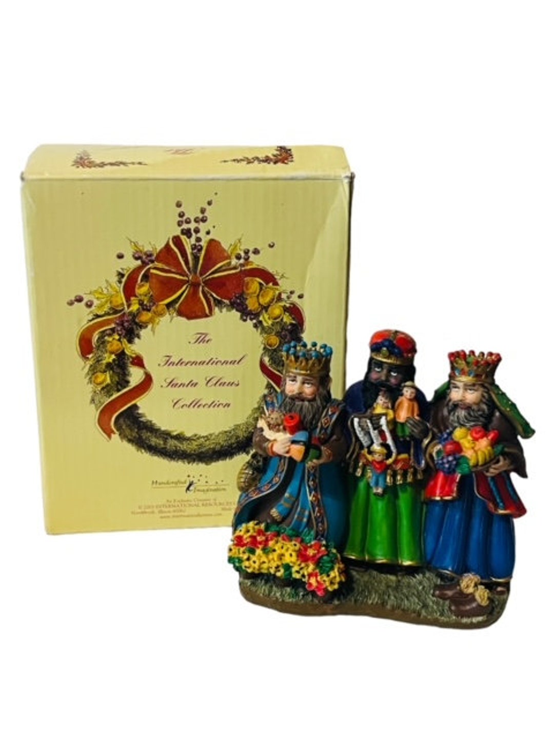Three Kings Nicaragua International Santa Claus Figurine BOX Purisima ...