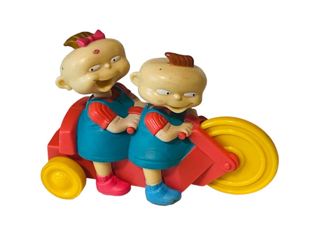Rugrats Tommy Angelica Toy Figures Burger King 1998 Vtg Klasky Phil Lil ...