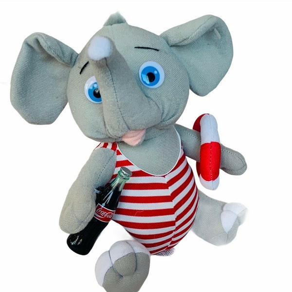 Red Elephant Plush - Etsy
