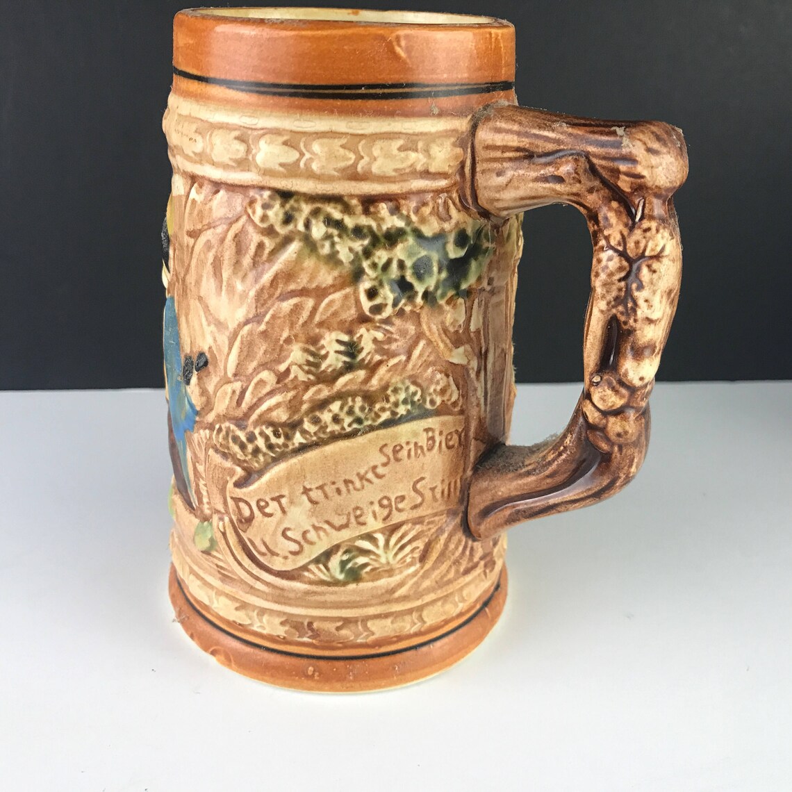 Enesco Germany Beer Stein Men Mug Cup Vintage Ceramic - Etsy