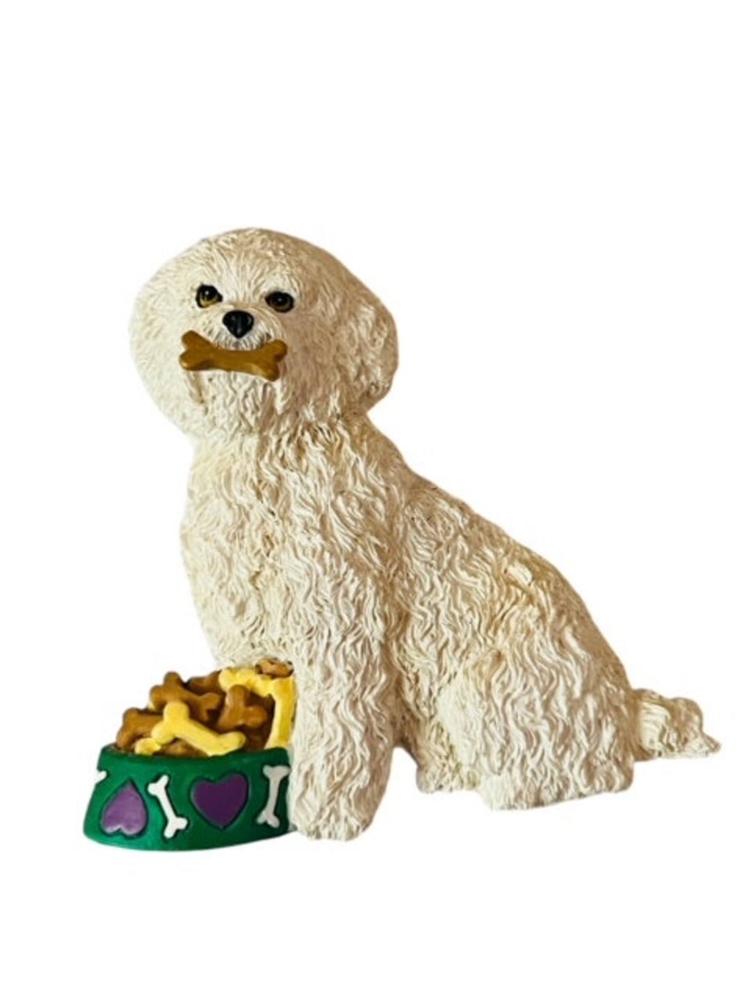 Bichon Frise Refrigerator Magnet Puppy Dog Figurine Willabee Ward MBI ...