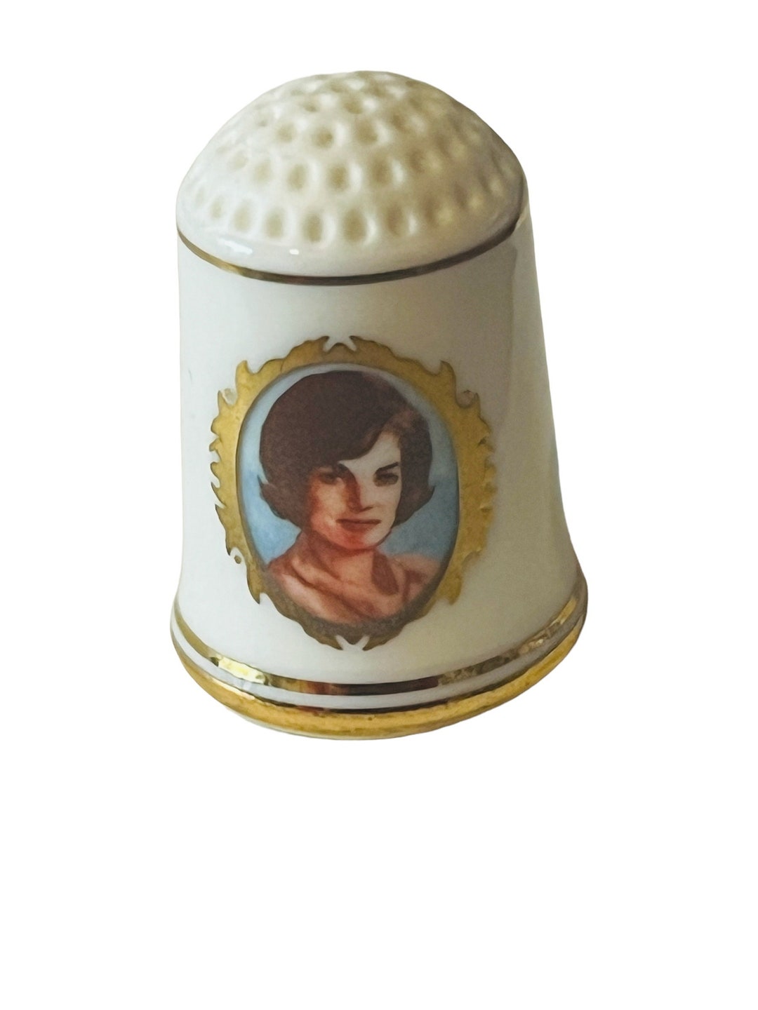 Franklin Mint Thimble First Ladies Lady President Jacqueline John F ...