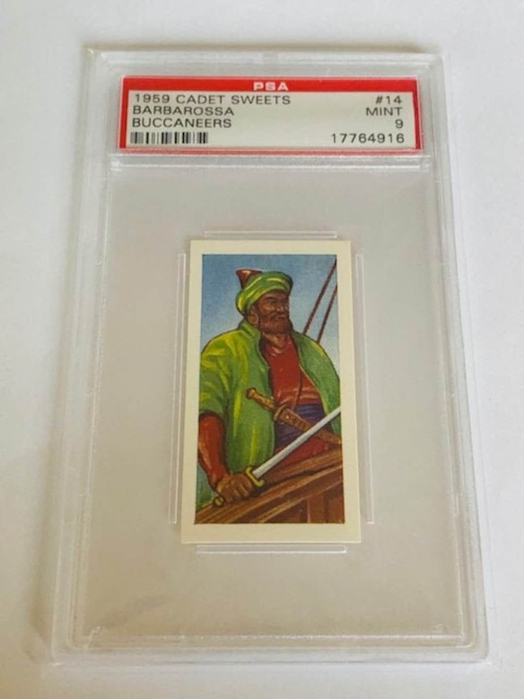 Buccaneers Pirates Raiders Trading Card 1960 Cadet Sweets England ...