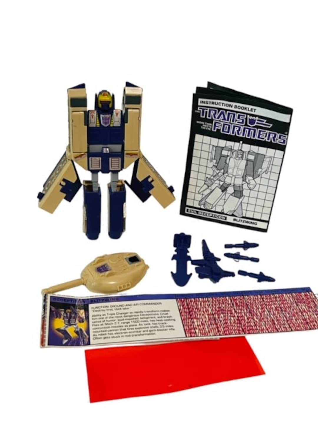 Blitzwing Transformers Takara Robot Figure Hasbro Takara G1 Vtg Toy Lot ...