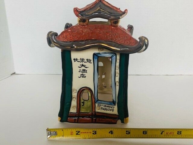 Blue Sky Pottery Sculpture Cottage Figurine Happy Dragon | Etsy