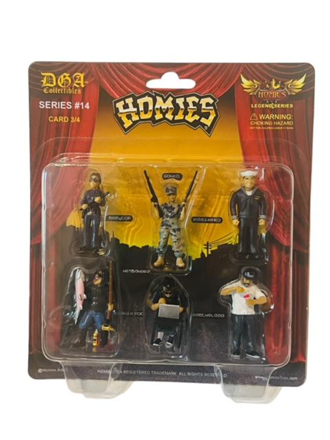 Homies Shop Toy Figure Global Lowrider MOC Series 14 DGA Marinero Baby ...