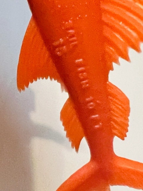 Deep Sea Creatures 1968 MPC Plastic Cereal Toy Figure Marx Vtg Sawfish ...