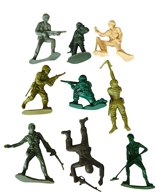 Toy Soldier Vtg Military Figure Army Men Mpc Mee Marx Plastic - Etsy