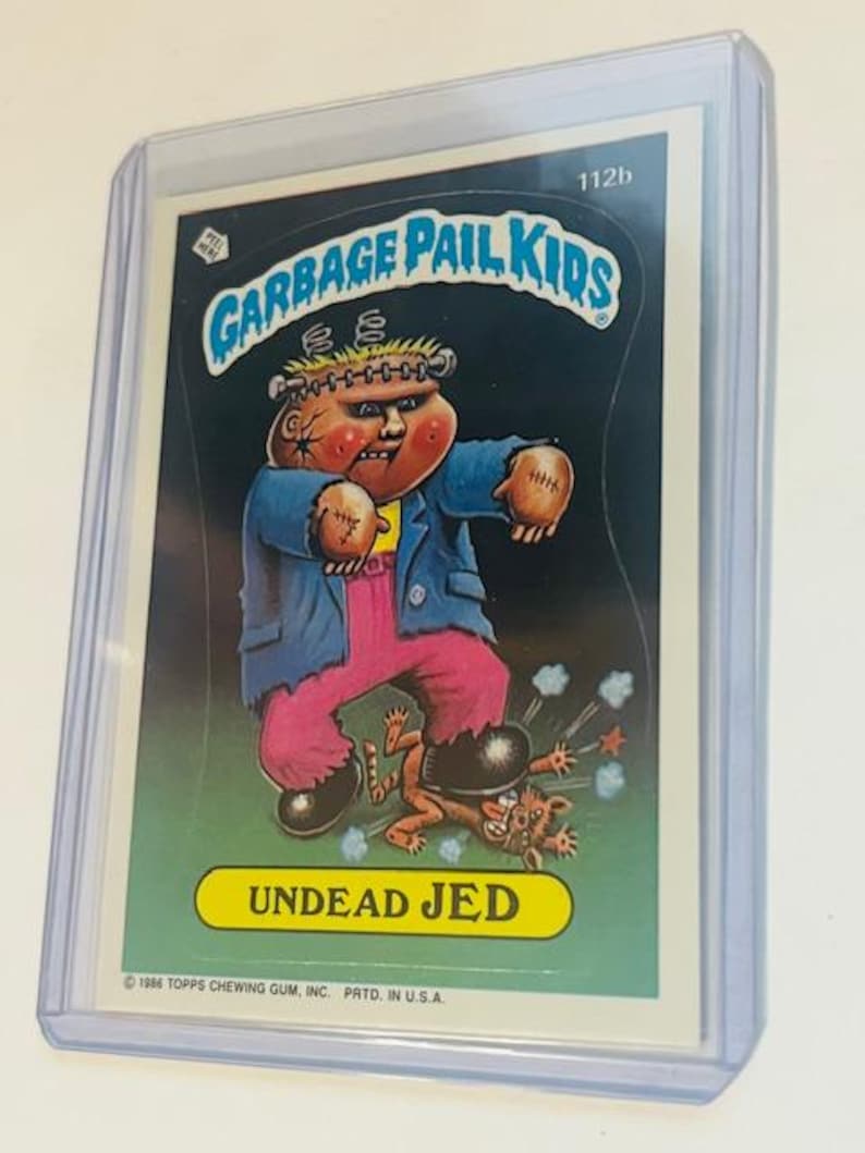 Undead Jed Garbage Pail Kids Trading Card 1986 Topps PACK FRESH ...