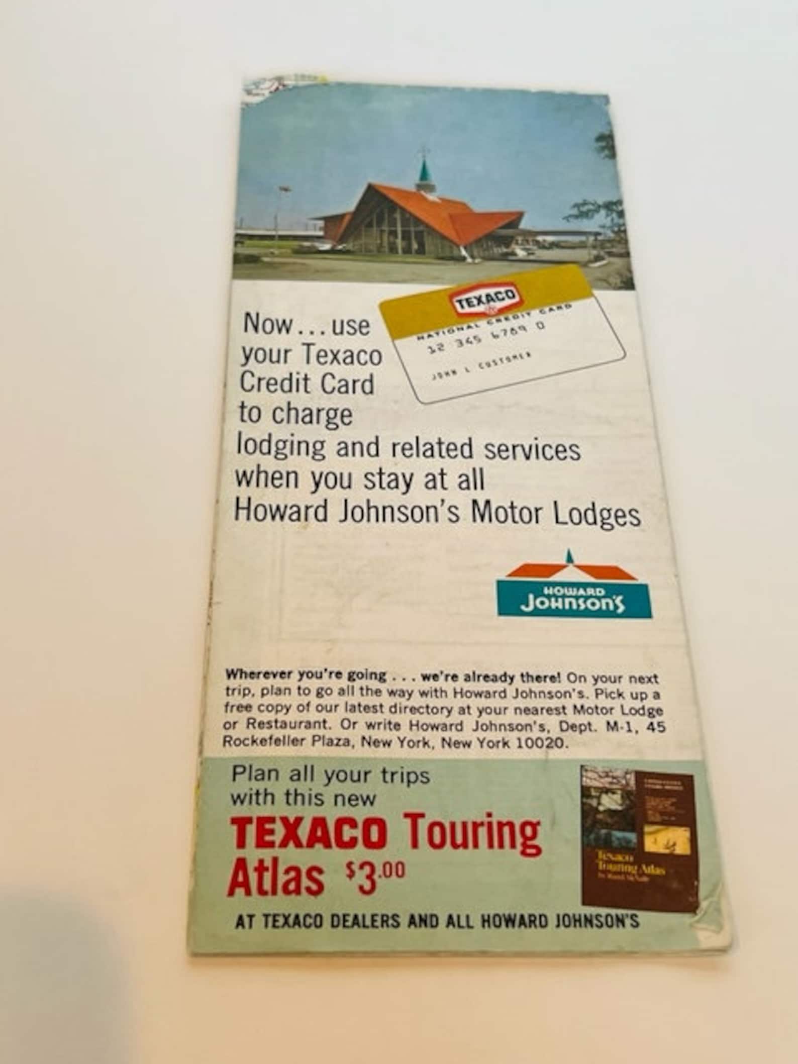 Texaco Star Vintage Road Map 1960s to 1970s Gas Station Oil - Etsy