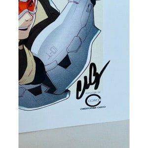 Comic Art Signed 17X11 Print Poster Manga DC Anime Christopher Cayco ...