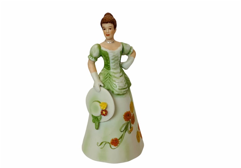 ENESCO PORCELAIN BELL Figurine 1986 Vintage Vtg October - Etsy
