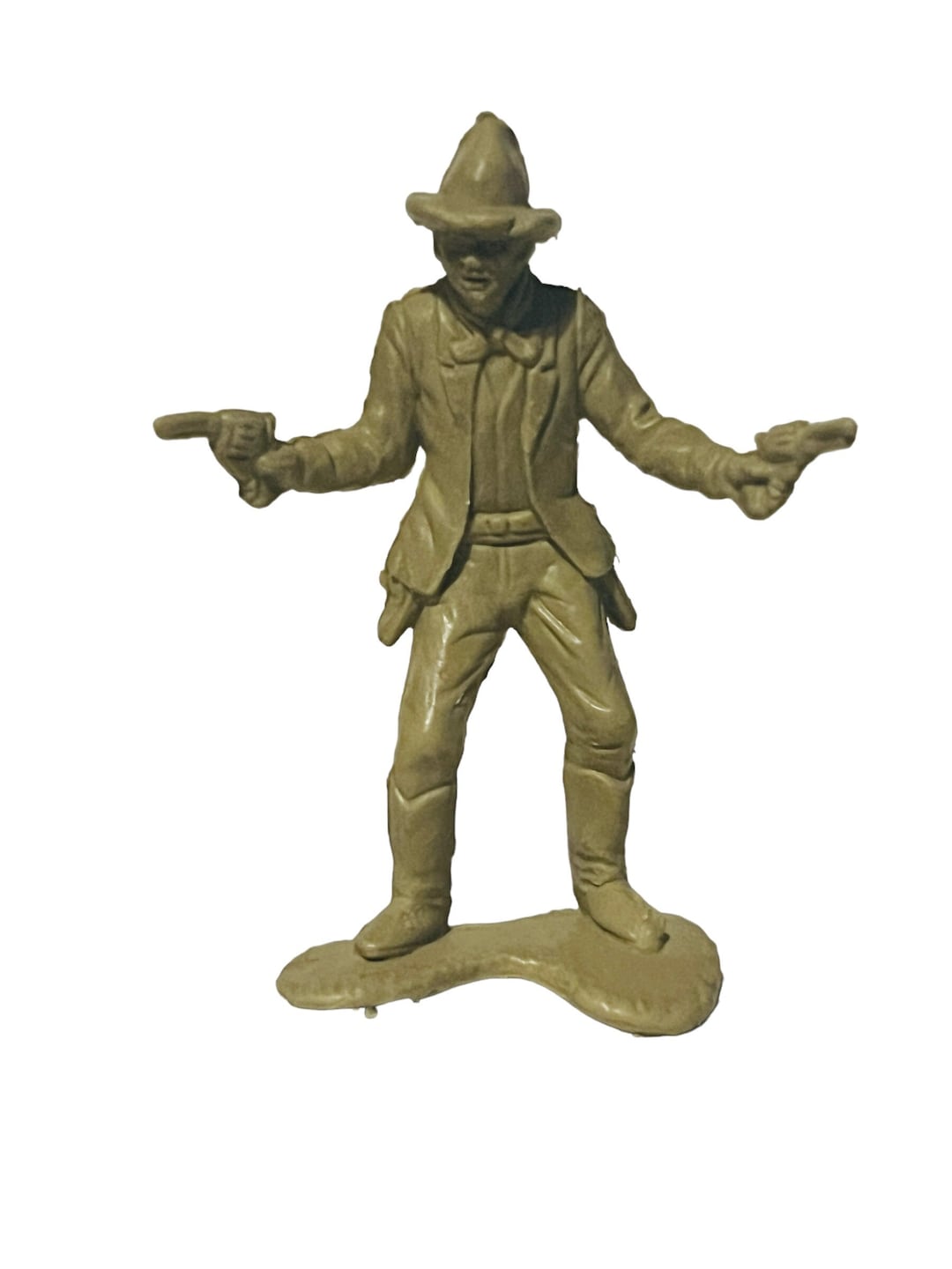 John Wayne 1960s Plastic Cowboy Western Toy Figure Marx Mpc Tan ...