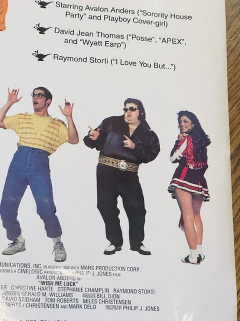 Movie Theater Cinema Poster Lobby Card 1994 Wish Me Luck Genie Jock ...