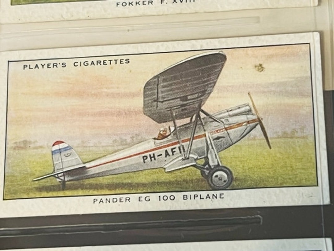 Airplane Tobacco Trading Card John Players Sons Aeroplane Civil Pander ...